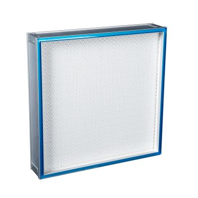 China Gel-type Mini-pleat HEPA Filter H14 for Cleanroom HVAC Systems 40m/h for sale