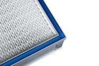 China Gel-type Mini-pleat HEPA Filter H14 for Cleanroom HVAC Systems 40m/h for sale