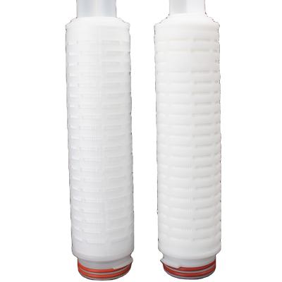 China 0.2 Micron absolute  PVDF Filter Pleated membrane effective Filtration Area for sale