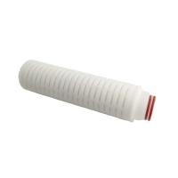 China 1 Micron Absolute Pleated Water Filter 10 Inch 5 Micron PP Cartridge for DI Water Filtration for sale