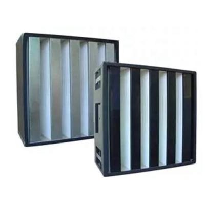 China OEM Glass Fiber Box Paper Pleater HEPA Air Filter Making Machine for V Bank Filter 592x592x292mm for sale