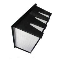 China Round HVAC HEPA Filter Aluminum Frame Pre-Filter Fiberglass 12x24x12 592x592x292 mm for sale