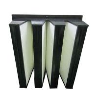 China Custom Size V Bank HEPA Filter 592x592x292mm 2700m3/h for Laminar Air Flow Hood for sale