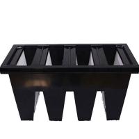 China Custom Size V Bank HEPA Filter 592x592x292mm 2700m3/h for Laminar Air Flow Hood for sale