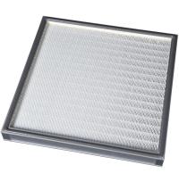 China HEPA Panel Glass Fiber Air Filter 99.99% Efficiency 0.3um Clean Room Filter for sale