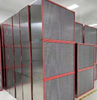 China High-temp Aluminum Header Deep Pleat HEPA H14 Filter for sale