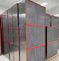 China High Temperature Resistant HEPA Filter Box 0.035mm Aluminum Foil for Clean Room Ventilation for sale