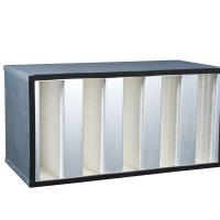 China Ebraco H13 99.95% V Bank Hepa Filter 610x610x292mm 4V for HVAC AHU Cleanroom Customized for sale