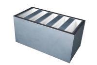 China Ebraco H13 99.95% V Bank Hepa Filter 610x610x292mm 4V for HVAC AHU Cleanroom Customized for sale