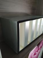 China V-Bank HEPA Air Chemical Filter 592x592x292mm 4V Single Flange 2700m3/h for sale