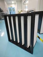 China Condition 590*590*320 Compact Air Filter 5V Medium Filter for Video Outgoing-Inspection for sale
