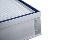 China HEPA Panel Filter H13 H14 for HVAC Air Conditioning System 40m/h Flow Rate for sale