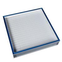 China Mini-pleat H13 H14 High Efficiency Air Filter 1 KG for Cleanroom HVAC Gel-type Design for sale