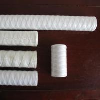 China 69mm OD PP Sediment Cotton Wire Wound Water Filter Cartridge 10 20 30 40 Inch for sale
