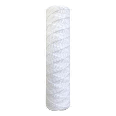 China Craftsmanship Meltblown 10-inch PP Wire Wound Polypropylene Winding Water Filter Element for sale