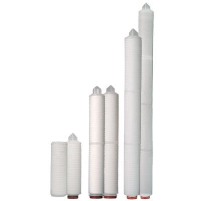 China Precision Water Filter Elements 20 Inch 0.2 Micron Absolute PP Pleated Water Filter Cartridge Replacement Filter Cartridge for sale