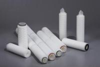 China 20 Inch 0.2 Micron Absolute PP Pleated Water Filter Cartridge Replacement Non Woven for sale