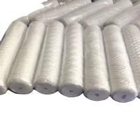 China 20 Inch Glass Fiber Wound Filter Element 63mm OD High Temperature Acid Alkali Resistant for sale