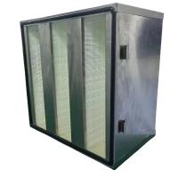 China High Temperature Resistant V-Box Air Filter F9 HEPA 592x592x292mm 2700m3/h for sale