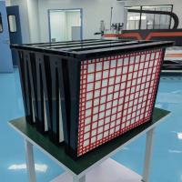 China High temperature-resistance high efficiency box  air filter/ hepa filter for sale