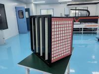 China High temperature-resistance high efficiency box  air filter/ hepa filter for sale