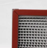 China HEPA H13 H14 High Temperature Resistant Pleated Air Filter 40m/h Flow Rate for HVAC Systems for sale