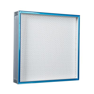 China HEPA Panel Filter H13 H14 for HVAC Air Conditioning System 40m/h Flow Rate for sale