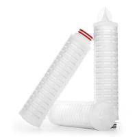 China PP Pleated Water Filter Cartridge 10 inch 5 Micron 0.6m2 Filtration Area for Industrial Use for sale