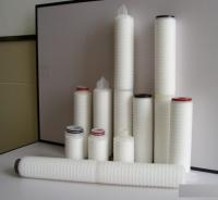 China PP Pleated Water Filter Cartridge 10 inch 5 Micron 0.6m2 Filtration Area for Industrial Use for sale