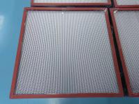 China 305x305x150 HEPA Filter H13 H14 High Temperature Resistant up to 250C Glass Fiber Media for sale