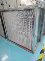 China 305x305x150 HEPA Filter H13 H14 High Temperature Resistant up to 250C Glass Fiber Media for sale