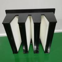 China Hepa W type V Shape Air Filter Bank Type Filter For HVAC System air filter for sale