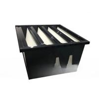 China Wholesale Industrial Plastic Frame H13 H14 HEPA Filter W Type V-Bank 592x592x292mm HVAC Air Filter for sale