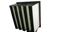 China Wholesale Industrial Plastic Frame H13 H14 HEPA Filter W Type V-Bank 592x592x292mm HVAC Air Filter for sale