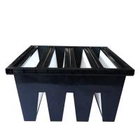 China Wholesale Industrial Plastic Frame H13 H14 HEPA Filter W Type V-Bank 592x592x292mm HVAC Air Filter for sale