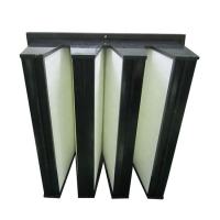 China Wholesale Industrial Plastic Frame H13 H14 HEPA Filter W Type V-Bank 592x592x292mm HVAC Air Filter for sale