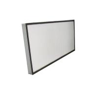 China Deep Pleated Fiberglass HEPA Filter H13 H14 Stainless Steel Frame 610mm HVAC System for sale