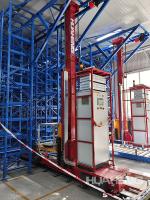 China 1200 X 1000MM Single Column Pallet Stacker Stacker Crane Warehouse for sale