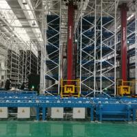 China Accuracy 1mm Pallet Stacker Auto Electric Warehouse Automated Stacker Crane for sale