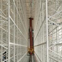 China Consistent Steel Pallet Stacker 5000kg Low Maintenance Longevity Warehouse Stacker Crane for sale