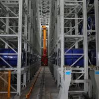 China Automatic Packaging Bin Stacker 1.5metres/S Warehouse Stacker Crane 5000kg for sale