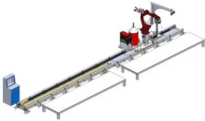 China Steel Structure Construction Robotic Welding Machine Automated Welding Machine for sale