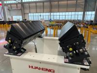 China V Shaped Special Fork Load 5000kg Telescopic Fork AGV Telescopic Forks for sale