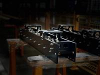 China 1300 X 1300 X 1200MM Pallet Telescopic Fork Single Motor Pallet Fork Truck Self Aligning for sale