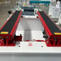China Automatic Storage Lift Equipment Forklift Pallet Telescopic Fork Load 900kg for sale