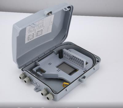 China 24 ports Waterproof Outdoor ODF Fiber Optic Termination Box, IP65 for sale