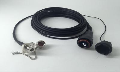 China 15 Meters LC Patch Cord , 2 Cores Optical Fiber Cord With High Durability for sale
