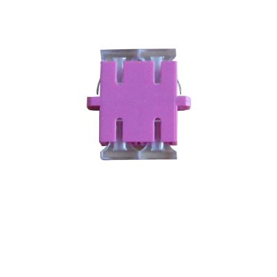 China SC-SC Duplex OM4 optical fiber adapter with good index for CATV systerm for sale