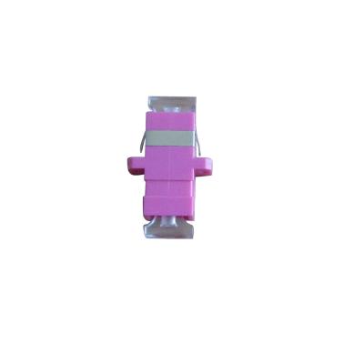 China Professional manufacturer SC-SC Simplex OM4 fiber optic adapter for sale