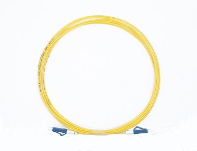 China LC-LC short boots SM 9/125 2.0mm 3M Optical Fiber Patch Cord for Test equipment for sale